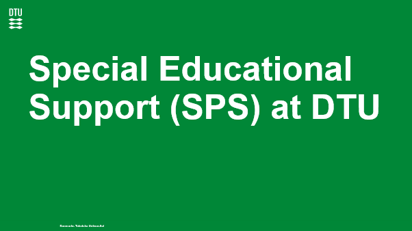 How to apply for special educational support, SPS